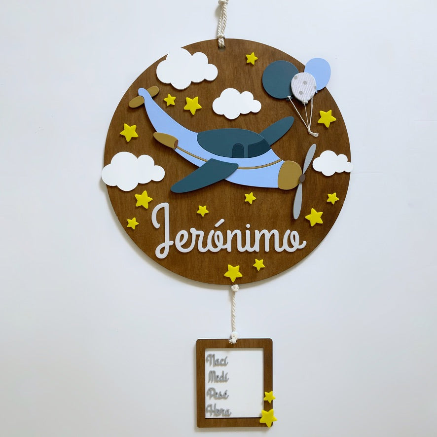 Letrero Avión – macidesignmx